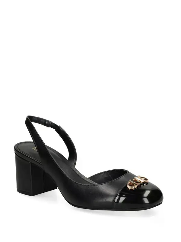 Michael Kors Leather Block Heel Pumps