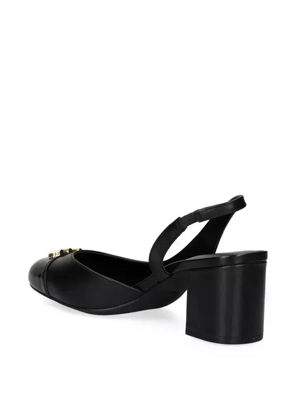 Michael Kors Leather Block Heel Pumps