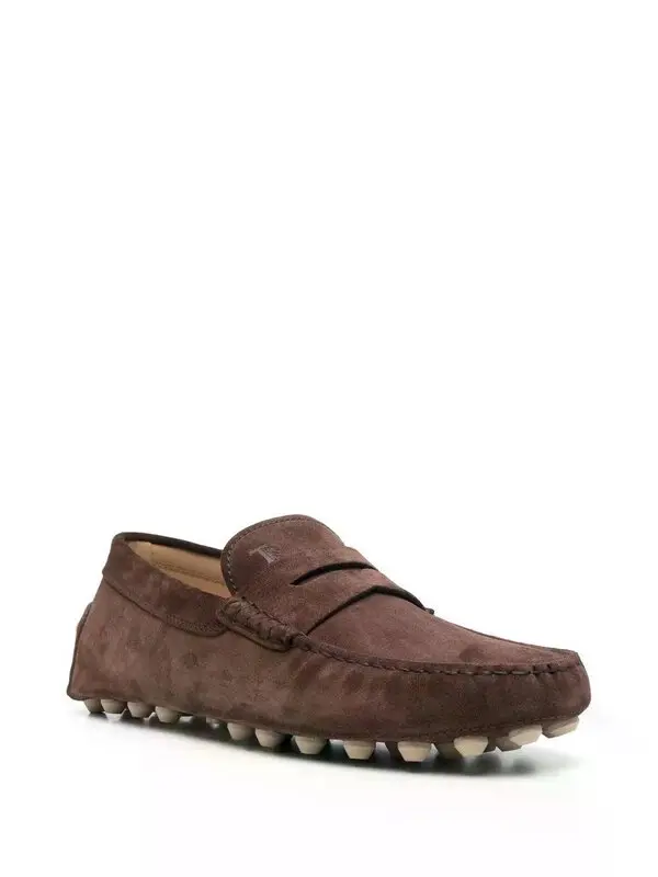TOD'S Gommino Calf Suede Loafers