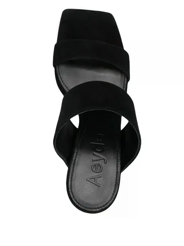 AeydĒ Suede High Heel Sandals