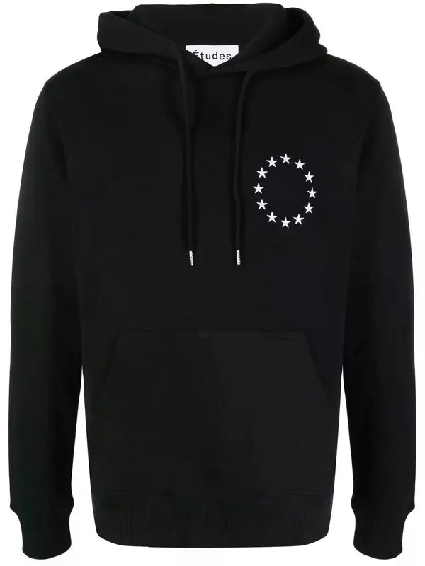 Études Studio Logo-print Long-sleeve Hoodie