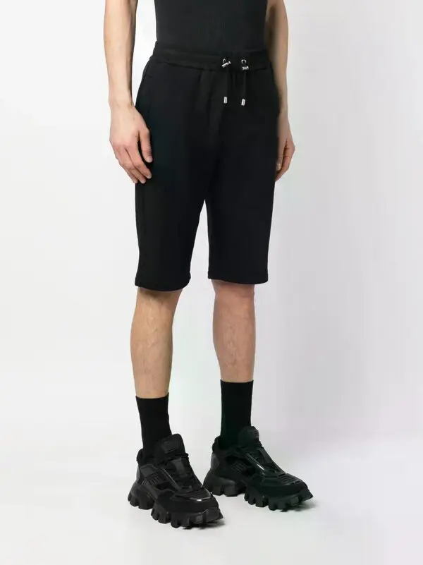 Balmain Logo-print Track Shorts - Black