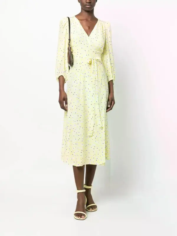 P.a.r.o.s.h Floral-print Silk Wrap Dress