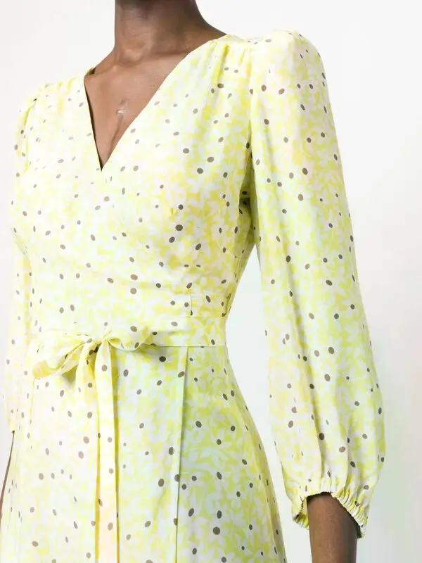 P.a.r.o.s.h Floral-print Silk Wrap Dress