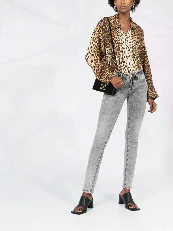 Philipp Plein High Rise Slim-fit Jeans