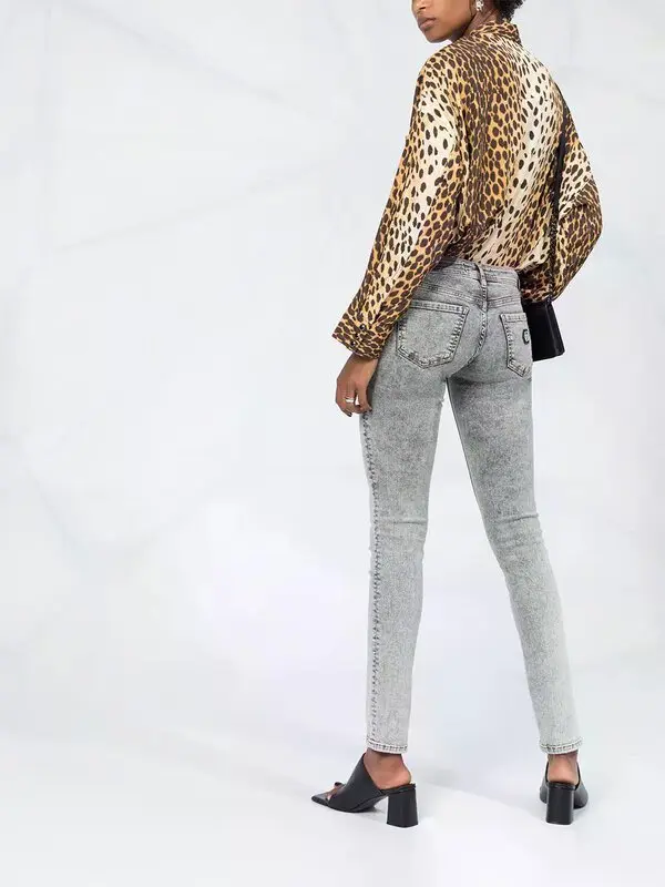 Philipp Plein High Rise Slim-fit Jeans