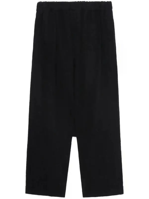 Comme Des Garçons Drop-crotch Trousers - Black