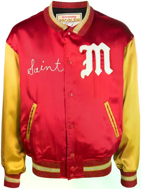 SAINT MXXXXXX Satin Bomber Jacket