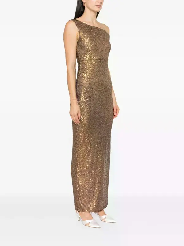 Norma Kamali Sequin Embellished Gown
