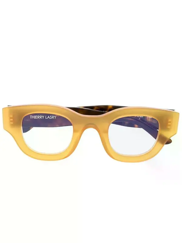 Thierry Lasry Square-frame Optical Glasses - Yellow