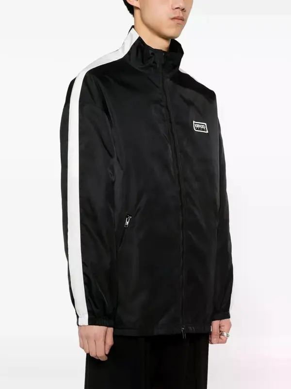 Kenzo Logo-appliqué Striped Track Jacket