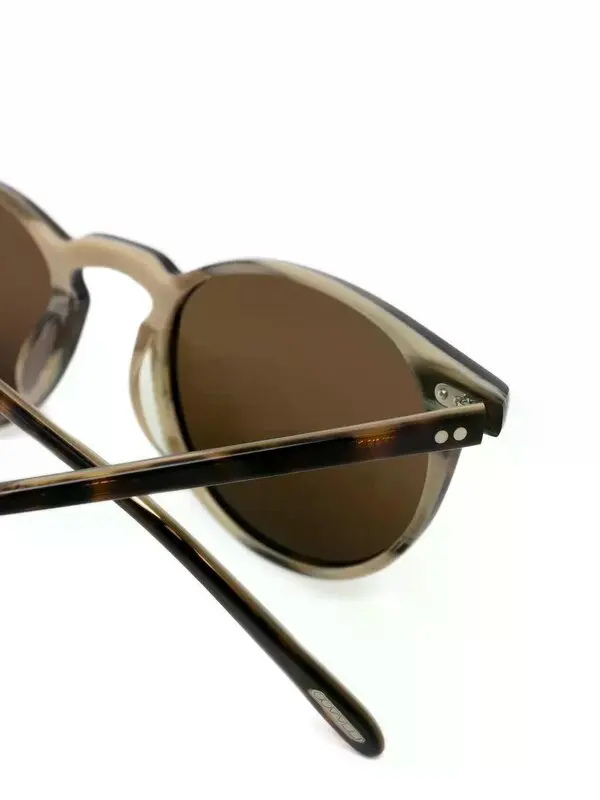 Oliver Spencer Riley Round-frame Sunglasses