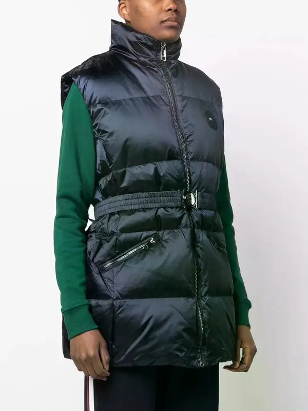 Tommy Hilfiger Logo Patch Padded Gilet - Blue