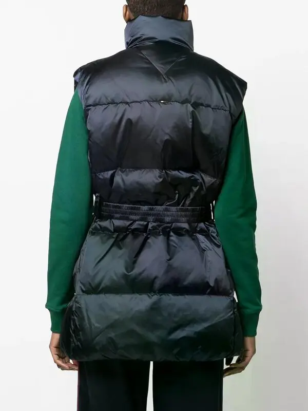 Tommy Hilfiger Logo Patch Padded Gilet - Blue