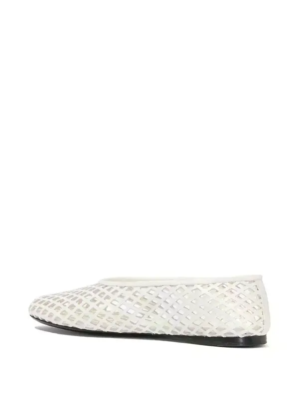 Proenza Schouler Perforated Ballerina Flats - White