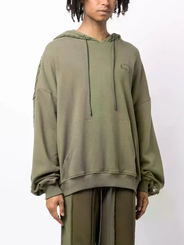MOSTLY HEARD RARELY SEEN Panelled Cotton Hoodie