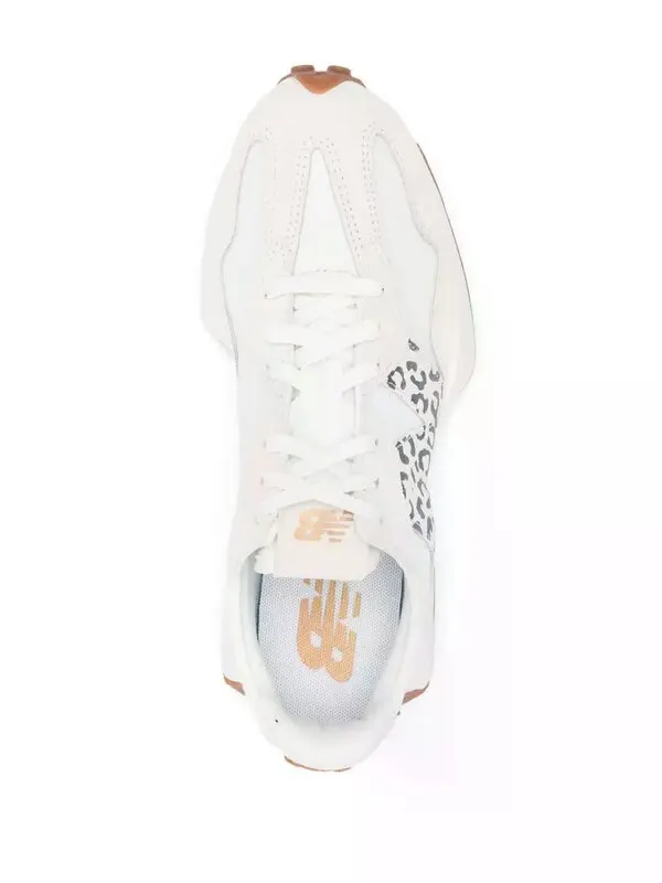 NEW BALANCE 327 Leopard Print Sneakers - Neutrals