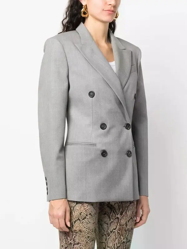 ARMARIUM Notched Lapels Double-breasted Blazer