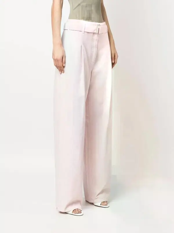 Philosophy Di Lorenzo Serafini Belted Cotton Gabardine Trousers