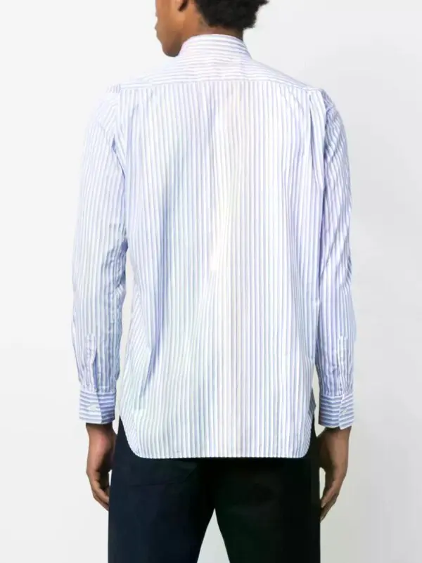 Comme Des Garçons Graphic-print Cotton Shirt