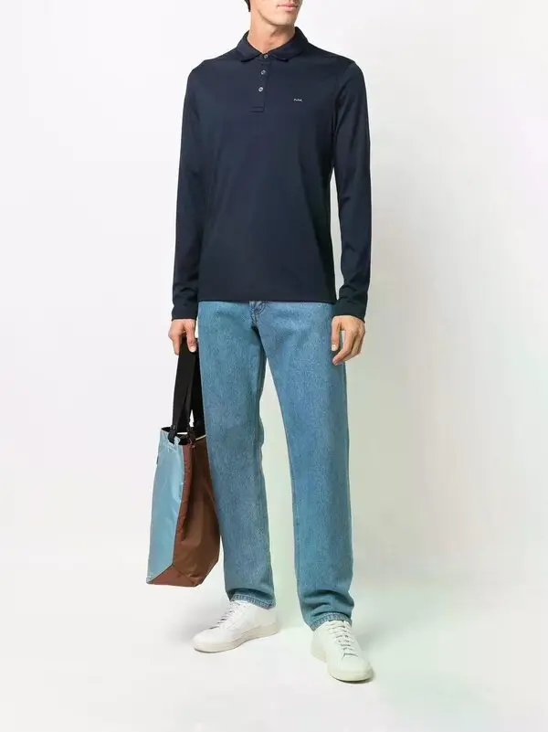 Michael Kors Embroidered-logo Polo Shirt