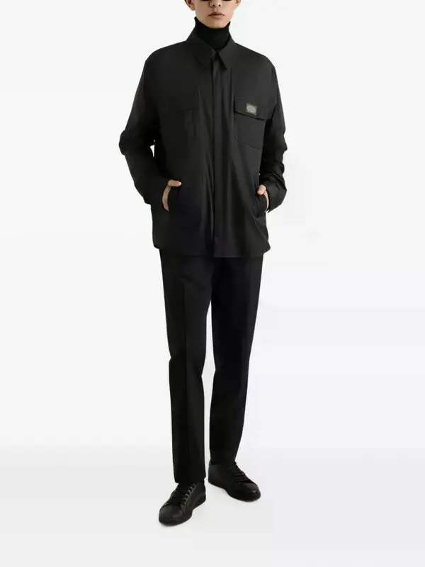 Dolce & Gabbana Logo-plaque Long-sleeve Shirt
