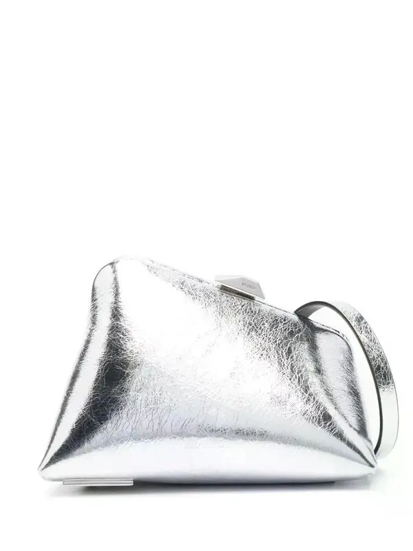 Attico Mini Midnight Leather Clutch Bag