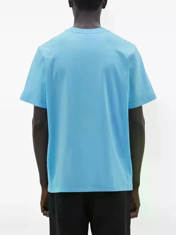 MSGM Logo-embroidered T-shirt