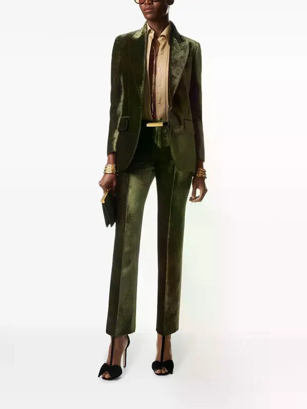 TOM FORD Silk Plissé Panel Shirt