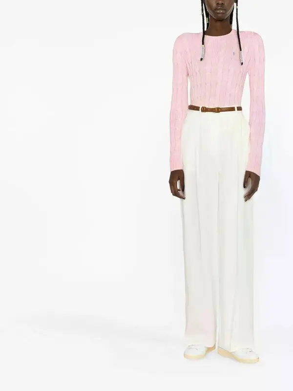 Polo Ralph Lauren Long-sleeve Knitted Jumper - Pink