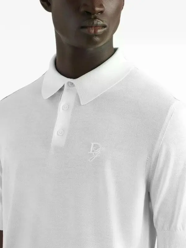 Dolce & Gabbana Logo-embroidered Polo Shirt