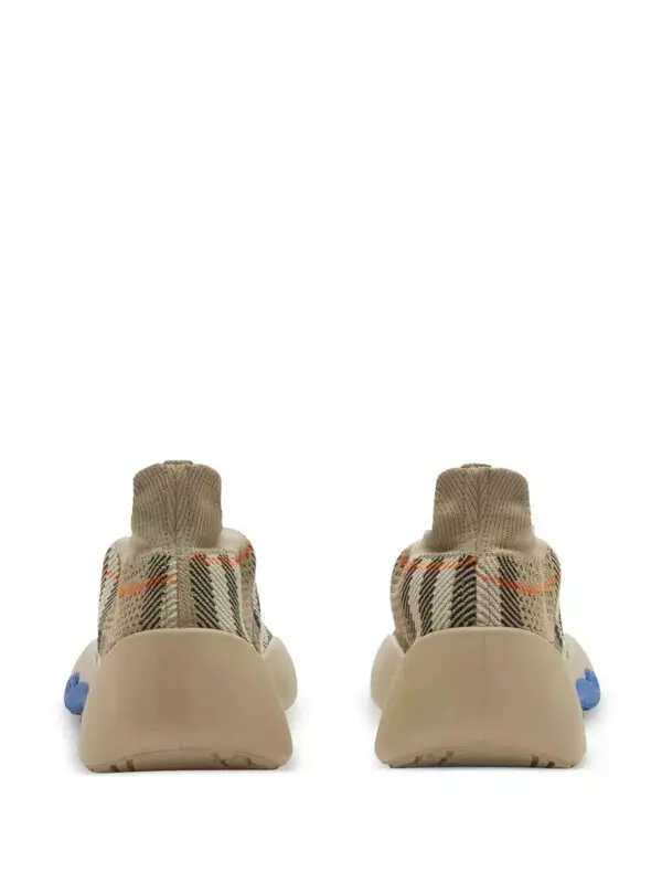 Burberry Check Knit Neptune Sneakers