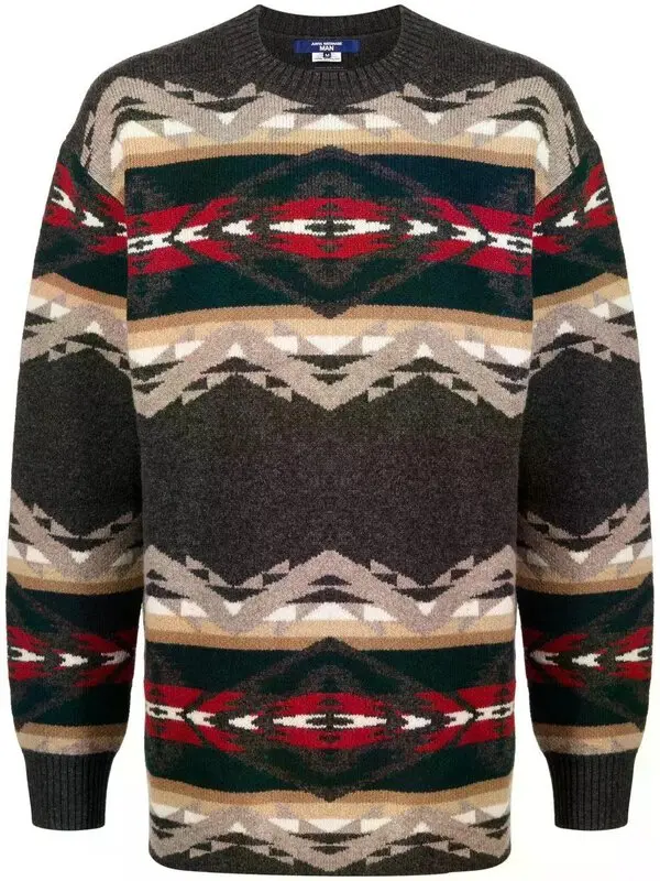 Junya Watanabe Intarsia-knit Jumper