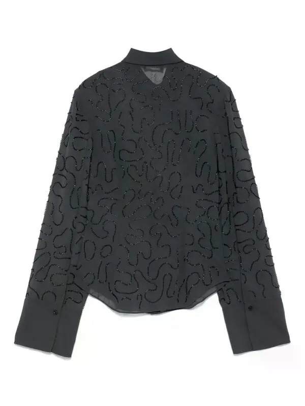ROTATE BY BIRGER CHRISTENSEN Embellished Button-up Shirt