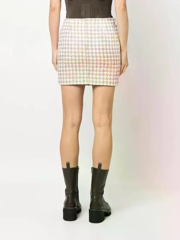 IRO PARIS Gathered Detail Tweed Skirt