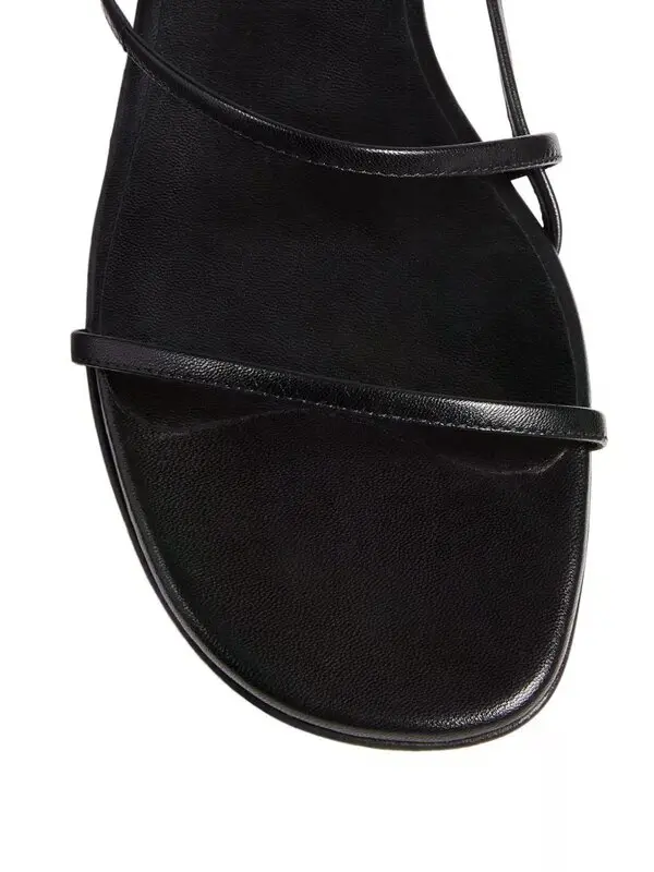 Khaite Flat Sandals - Black