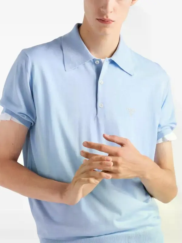 Prada Fine Wool Polo Shirt