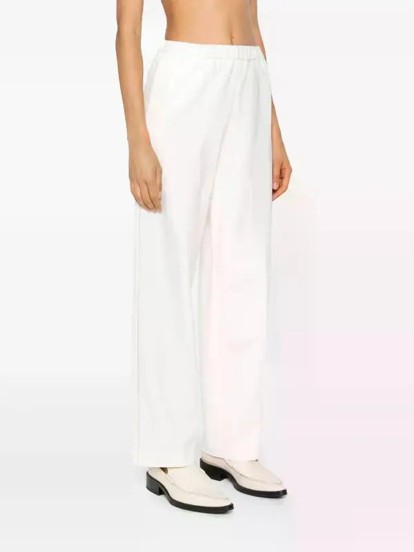 Fabiana Filippi Stretch-jersey Trousers With Beaded Trim