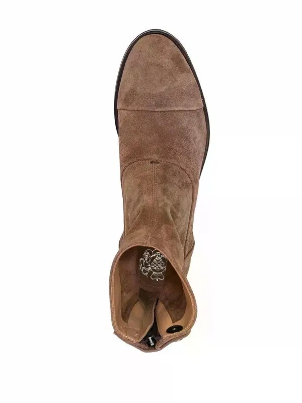 ALBERTO FASCIANI Suede Ankle Boots