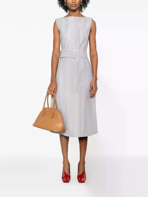 Thom Browne Striped Midi Dress