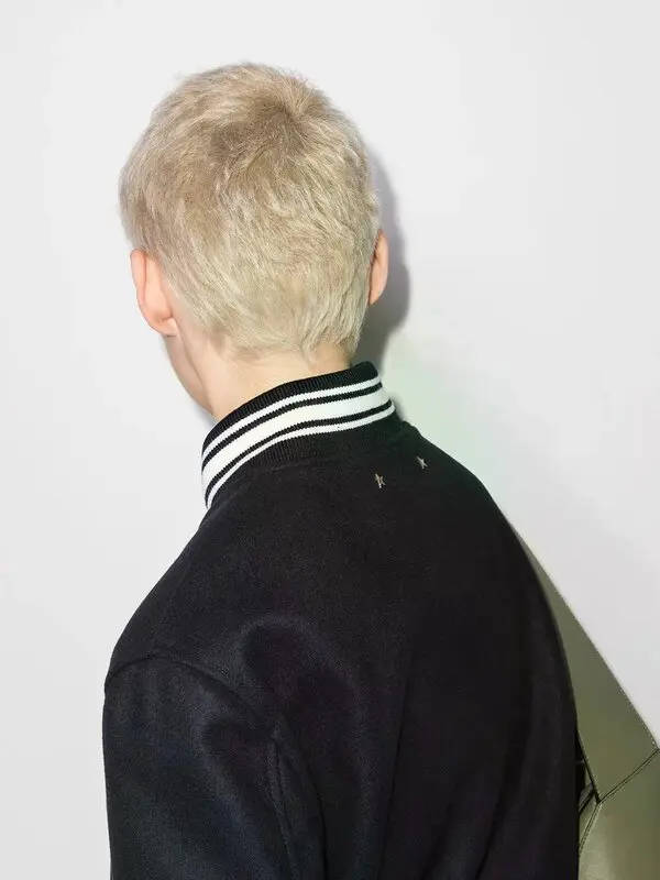 GOLDEN GOOSE Embroidered Logo Bomber Jacket