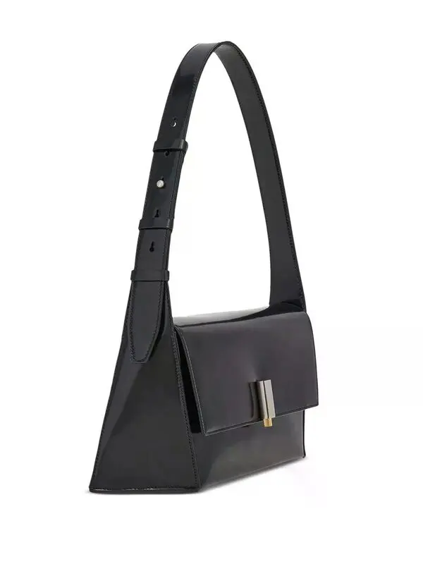 FERRAGAMO Geometric Leather Shoulder Bag