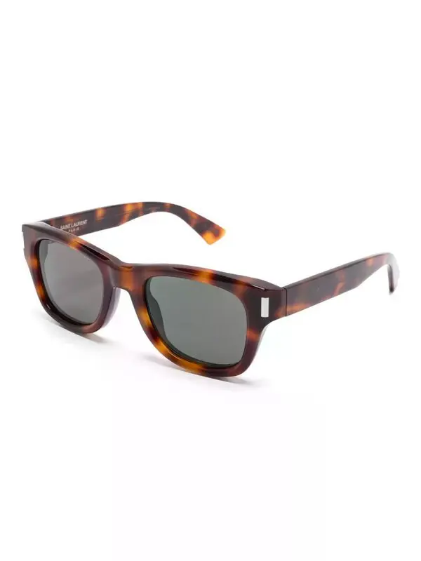 Saint Laurent Square-frame Sunglasses - Brown