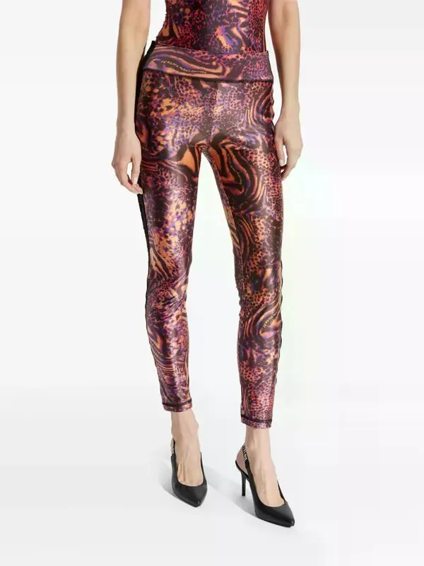Versace Animal-print Leggings
