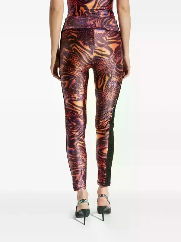 Versace Animal-print Leggings