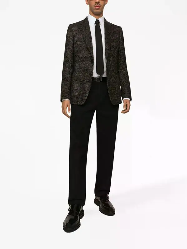 Dolce & Gabbana Single-breasted Bouclé Blazer