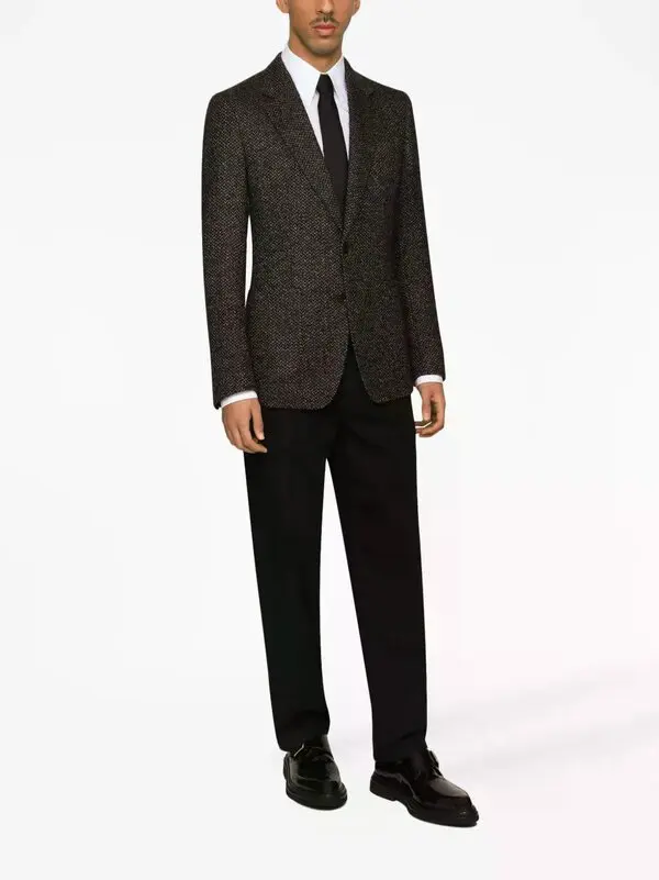 Dolce & Gabbana Single-breasted Bouclé Blazer