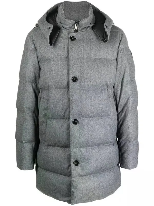 Woolrich Padded Button-down Parka Coat