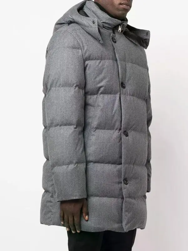 Woolrich Padded Button-down Parka Coat