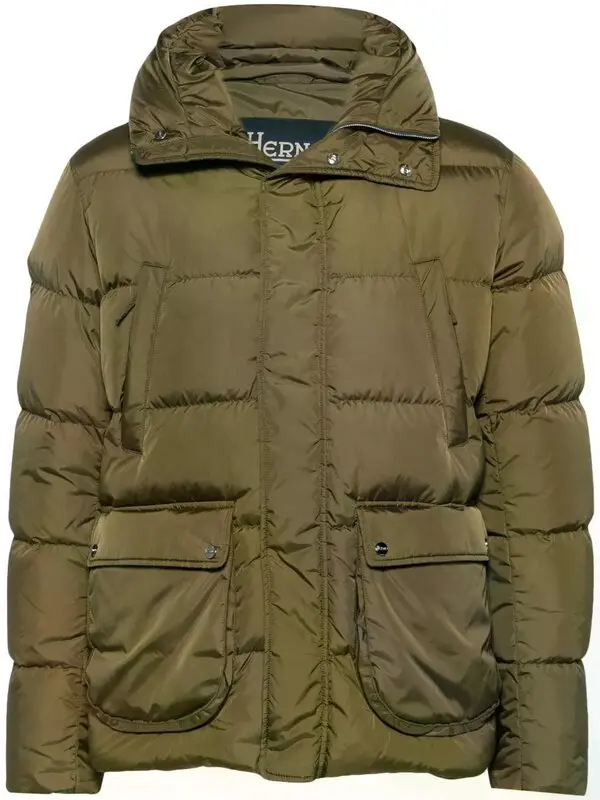 Herno Hooded Puffer Jacket - Green